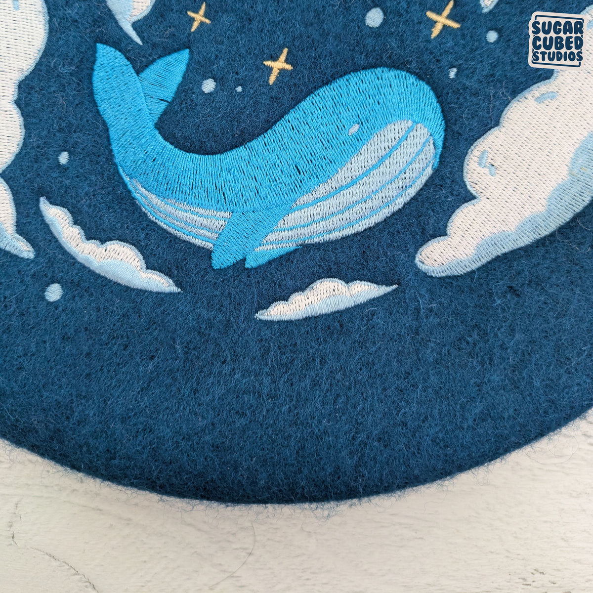 Whale Dreams of Space Beret – Sugar [Cubed]³ Studios