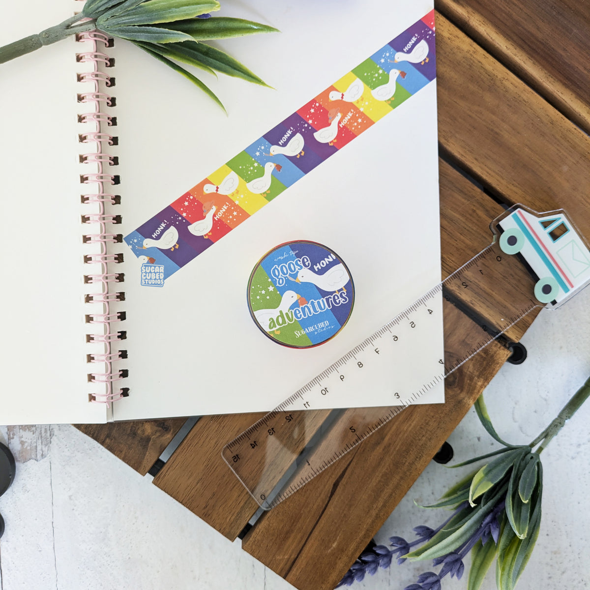 Goose Adventures, Washi Tape – Sugar [Cubed]³ Studios