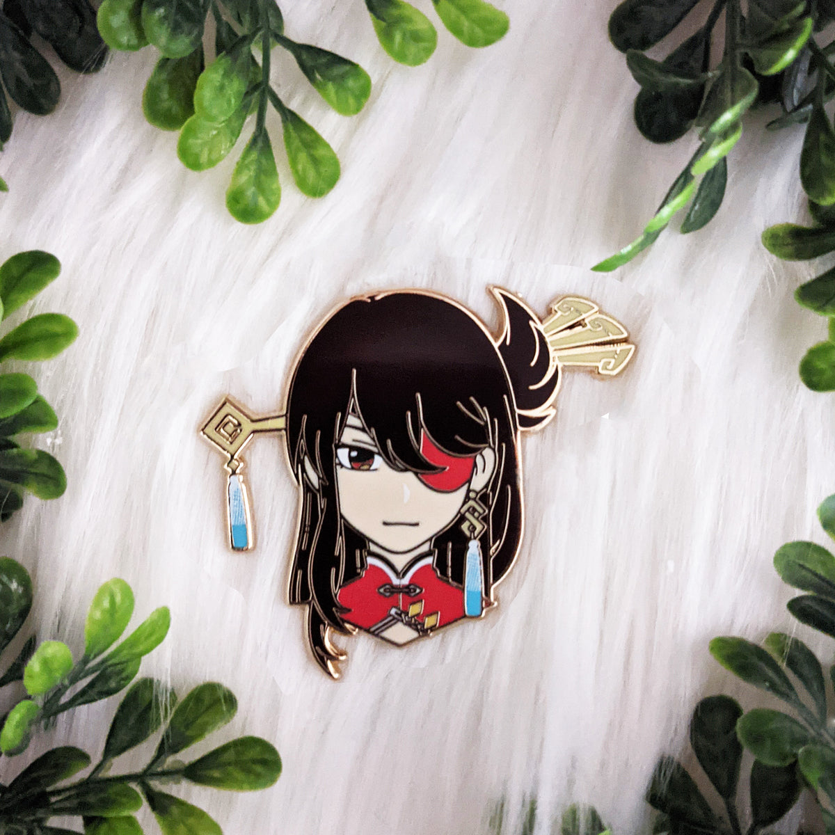 Beidou - Gatcha Guardian Series - Enamel Pin – Sugar [Cubed]³ Studios
