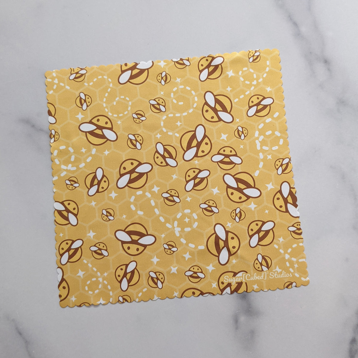 Busy Bee - Microfiber Cleaning Cloth – Sugar [Cubed]³ Studios